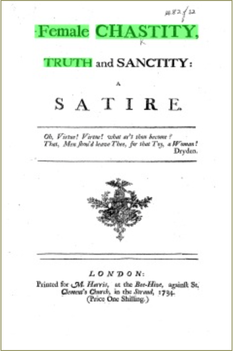 Edited 18th-Century Texts | The “Lived” Experience of Gender in ...