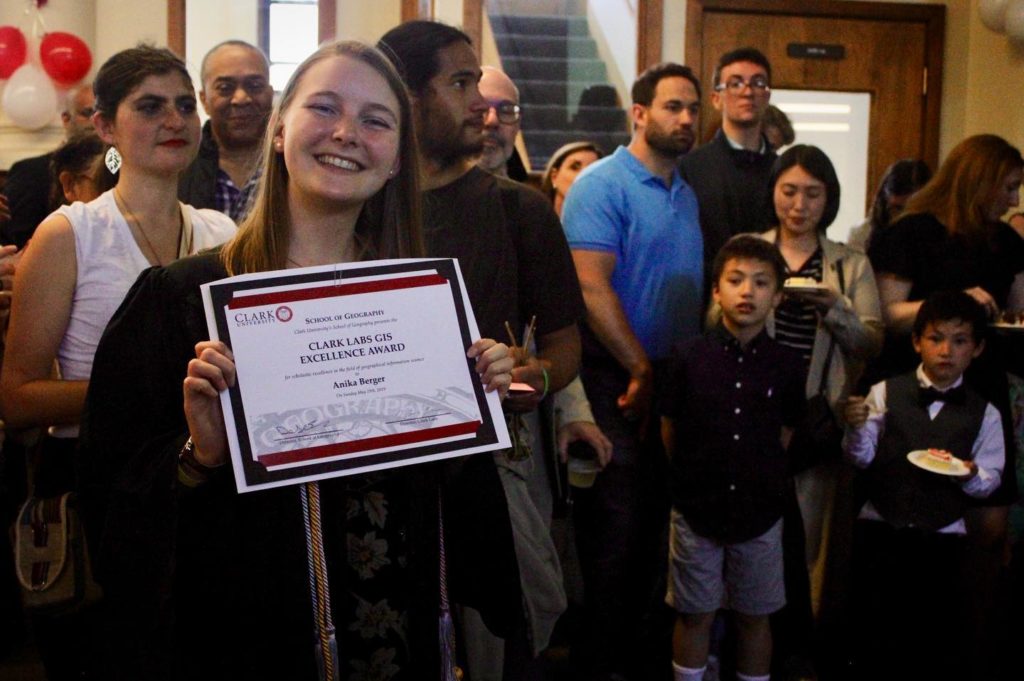 Anika Berger’19 Receives Clark Labs Excellence in GIS Award – Florencia ...